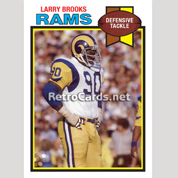 1979T Larry Brooks Los Angeles Rams – RetroCards