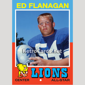 1971T Ed Flanagan NFL All Stars – RetroCards