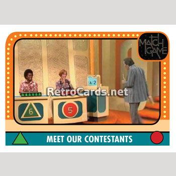 Match Game • Meet The Contestants – RetroCards