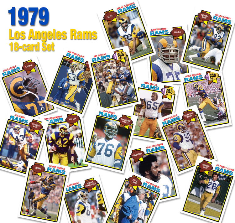 1979 Rams Set Adds All-Pros & Pro Bowlers – RetroCards