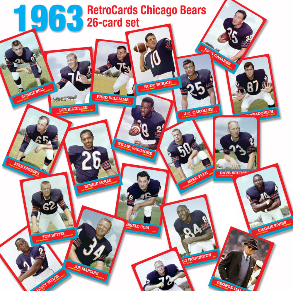 1963 Bears...A Championship Team Commemorated – RetroCards