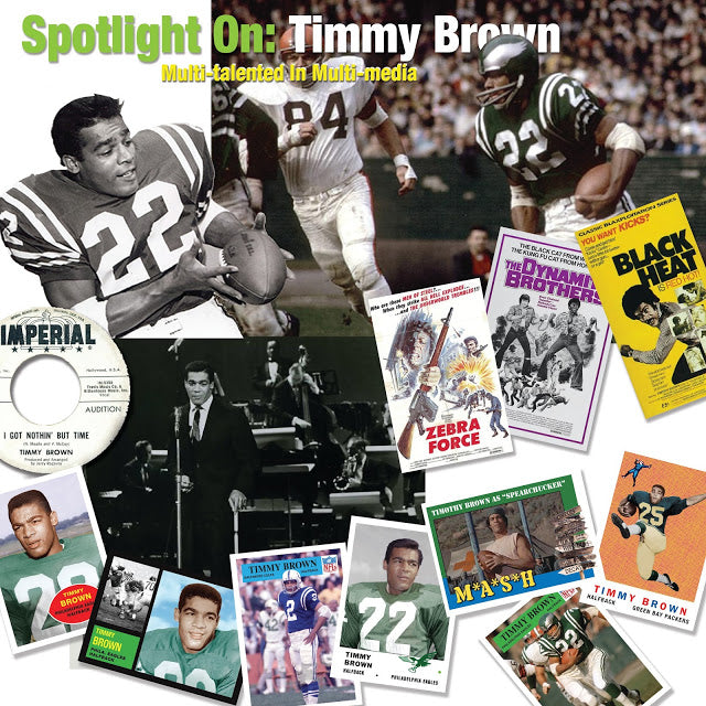 Spotlight on Timmy Brown: Running Back, Singer, Actor – RetroCards