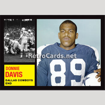 1962T Donnie Davis Dallas Cowboys – RetroCards