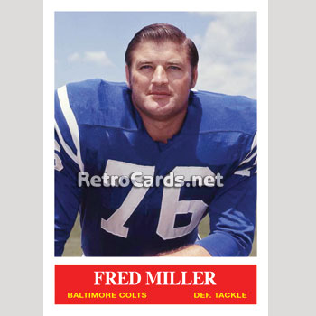 1964P Fred Miller Baltimore Colts – RetroCards