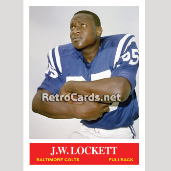 1964P J.W. Lockett Baltimore Colts – RetroCards
