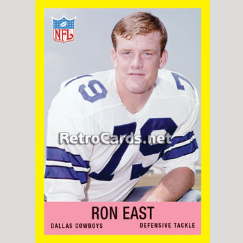 1967P Ron East Dallas Cowboys – RetroCards