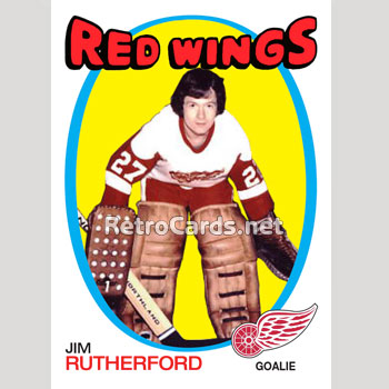 1971-72O Jim Rutherford Detroit Red Wings – RetroCards