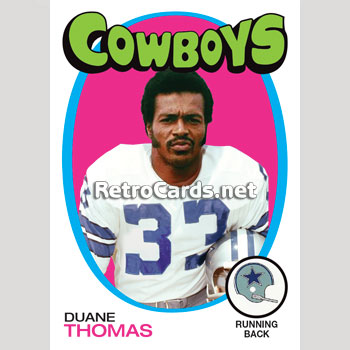1971T NHL Duane Thomas Dallas Cowboys – RetroCards