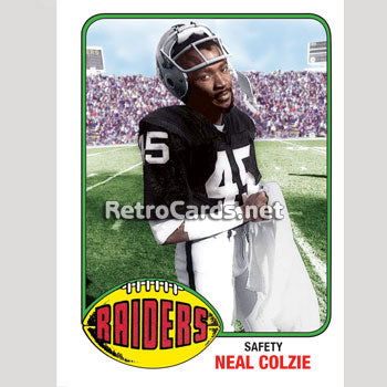 1976T Neal Colzie Oakland Raiders – RetroCards