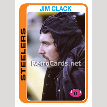 1978T Jim Clack Pittsburgh Steelers – RetroCards