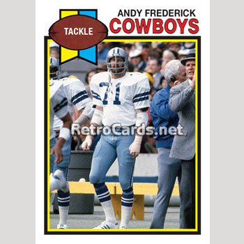 1979T Andy Frederick Dallas Cowboys – RetroCards