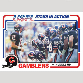 1984T Houston Gamblers Action – RetroCards
