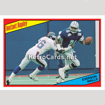 1984T Everson Walls Action Dallas Cowboys – RetroCards