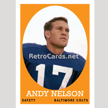 1958T Andy Nelson Baltimore Colts – RetroCards