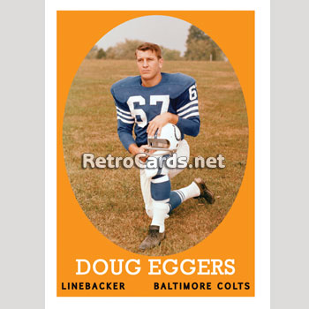 1958T Doug Eggers Baltimore Colts – RetroCards