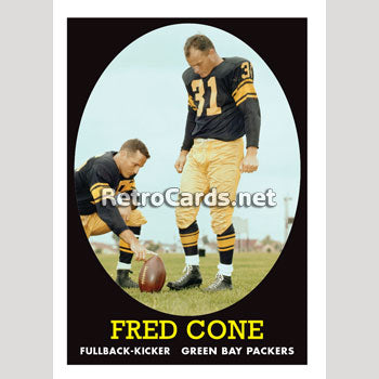 1958T Fred Cone Green Bay Packers – RetroCards