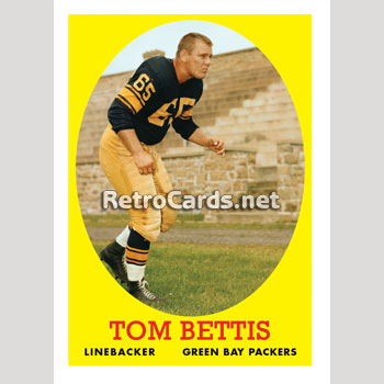 1958T Tom Bettis Green Bay Packers – RetroCards