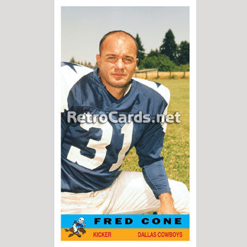 1960B Fred Cone Dallas Cowboys – RetroCards