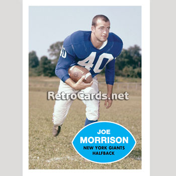 1960T Joe Morrison New York Giants – RetroCards