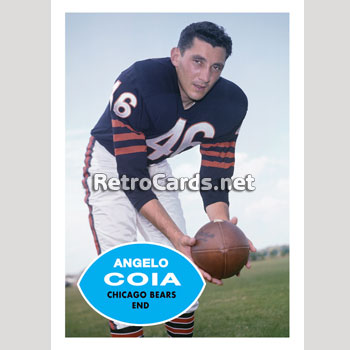 1960T Angelo Coia Chicago Bears – RetroCards