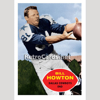 1960T Bill Howton Dallas Cowboys – RetroCards