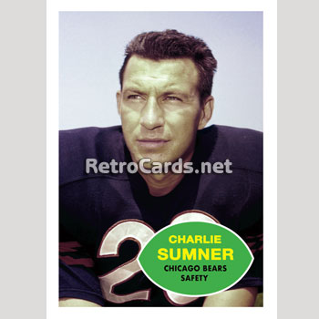 1960T Charlie Sumner Chicago Bears – RetroCards