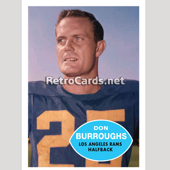 1960T Don Burroughs Los Angeles Rams – RetroCards