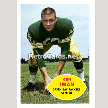 1960T Ken Iman Green Bay Packers – RetroCards