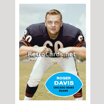 1960T Roger Davis Chicago Bears – RetroCards