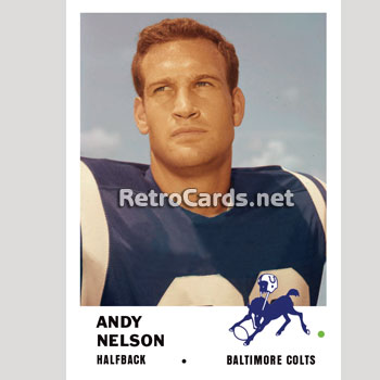 1961F Andy Nelson Baltimore Colts – RetroCards