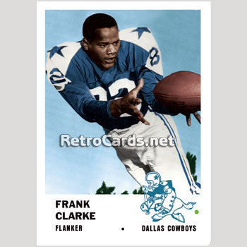1961F Frank Clarke Dallas Cowboys – RetroCards