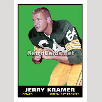 1961T Jerry Kramer Green Bay Packers – RetroCards