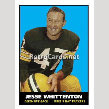 1961T Jesse Whittenton Green Bay Packers – RetroCards