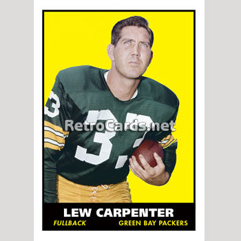1961T Lew Carpenter Green Bay Packers – RetroCards