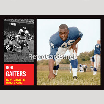 1962T Bob Gaiters New York Giants – RetroCards