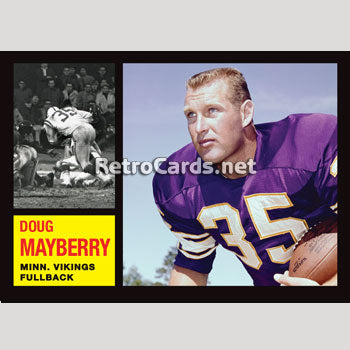1962T Doug Mayberry Minnesota Vikings – RetroCards