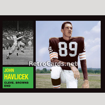 1962T Cleveland Browns RetroCards Set