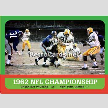 1963T NFL Championship Team Highlights – RetroCards