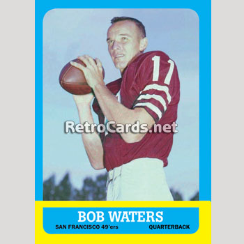 1963T Bob Waters San Francisco 49ers – RetroCards