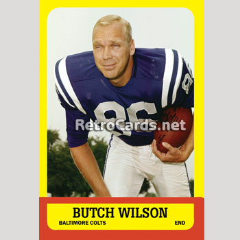 1963T Butch Wilson Baltimore Colts – RetroCards