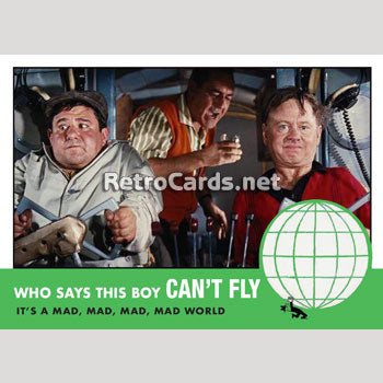1963T Boy Can't Fly • It's A Mad, Mad, Mad, Mad World – RetroCards