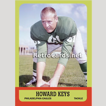 1963T Howard Keys Philadelphia Eagles – RetroCards