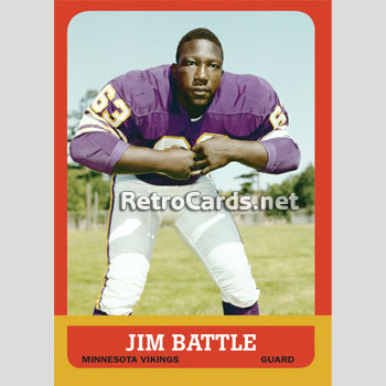 1963T Jim Battle Minnesota Vikings – RetroCards