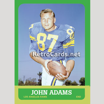 1963T John Adams Los Angeles Rams – RetroCards