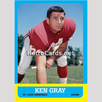 1963T Ken Gray St. Louis Cardinals – RetroCards