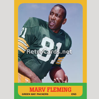 1963T Marv Fleming Green Bay Packers – RetroCards