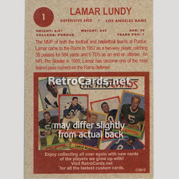 1963T San Francisco 49ers RetroCards Set