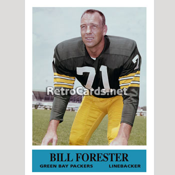1964P Bill Forester Green Bay Packers – RetroCards