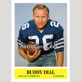1964P Buddy Dial Dallas Cowboys – RetroCards
