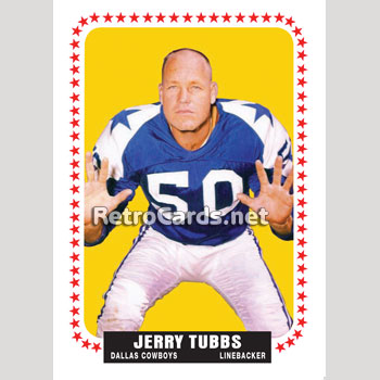 1964T Jerry Tubbs Dallas Cowboys – RetroCards